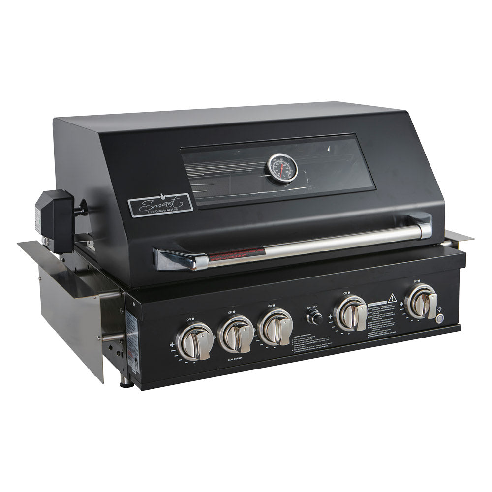 Smart 4 Burner Built-In Gas BBQ With Rotisserie & Rear Infrared Bu