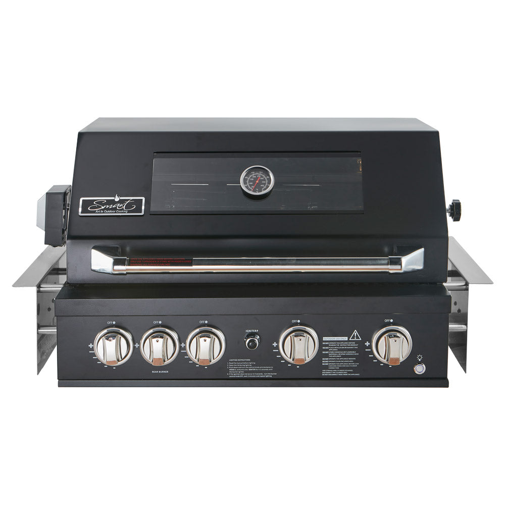 Smart 4 Burner Built-In Gas BBQ With Rotisserie & Rear Infrared Burner